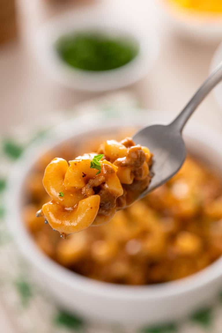 Homemade Cheeseburger Helper - My Baking Addiction