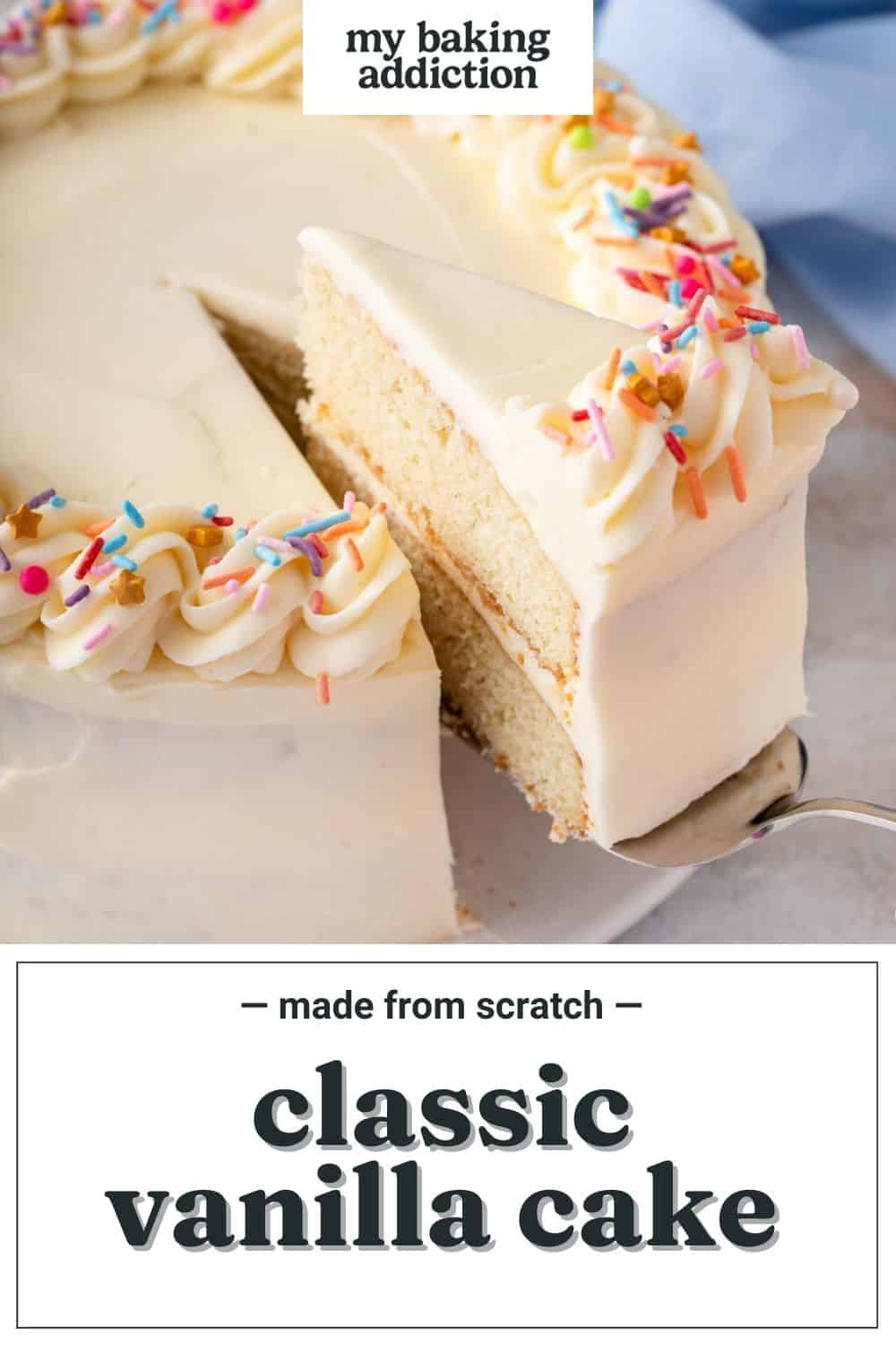 Classic Vanilla Cake - My Baking Addiction