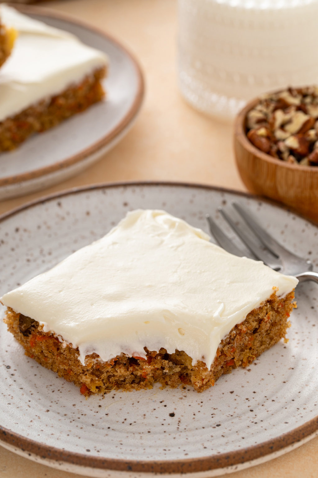 Carrot Cake Bars with Cream Cheese Frosting- My Baking Addiction