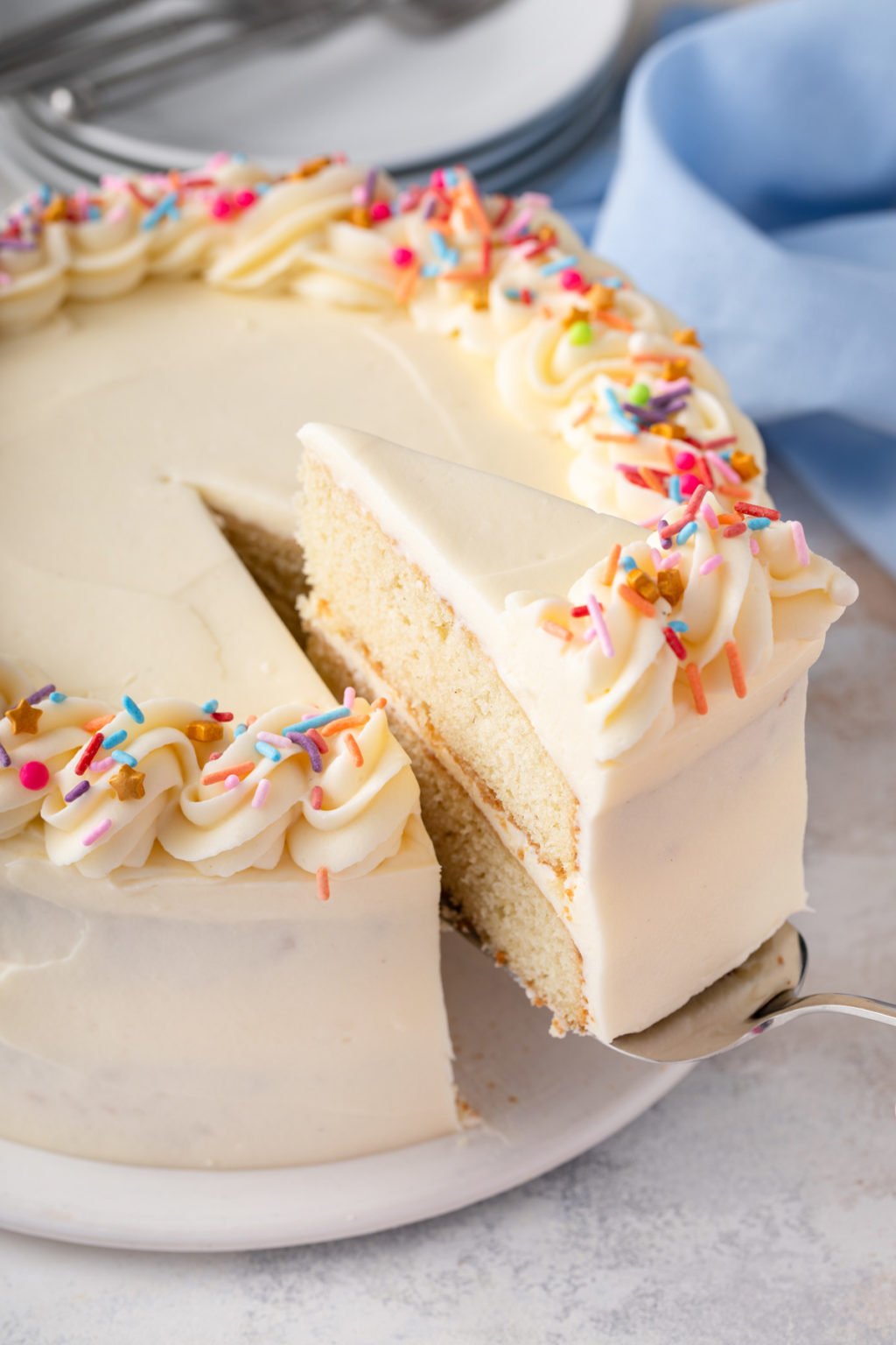 Classic Vanilla Cake - My Baking Addiction
