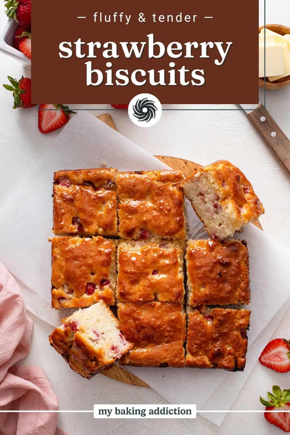 Strawberry Biscuits - My Baking Addiction