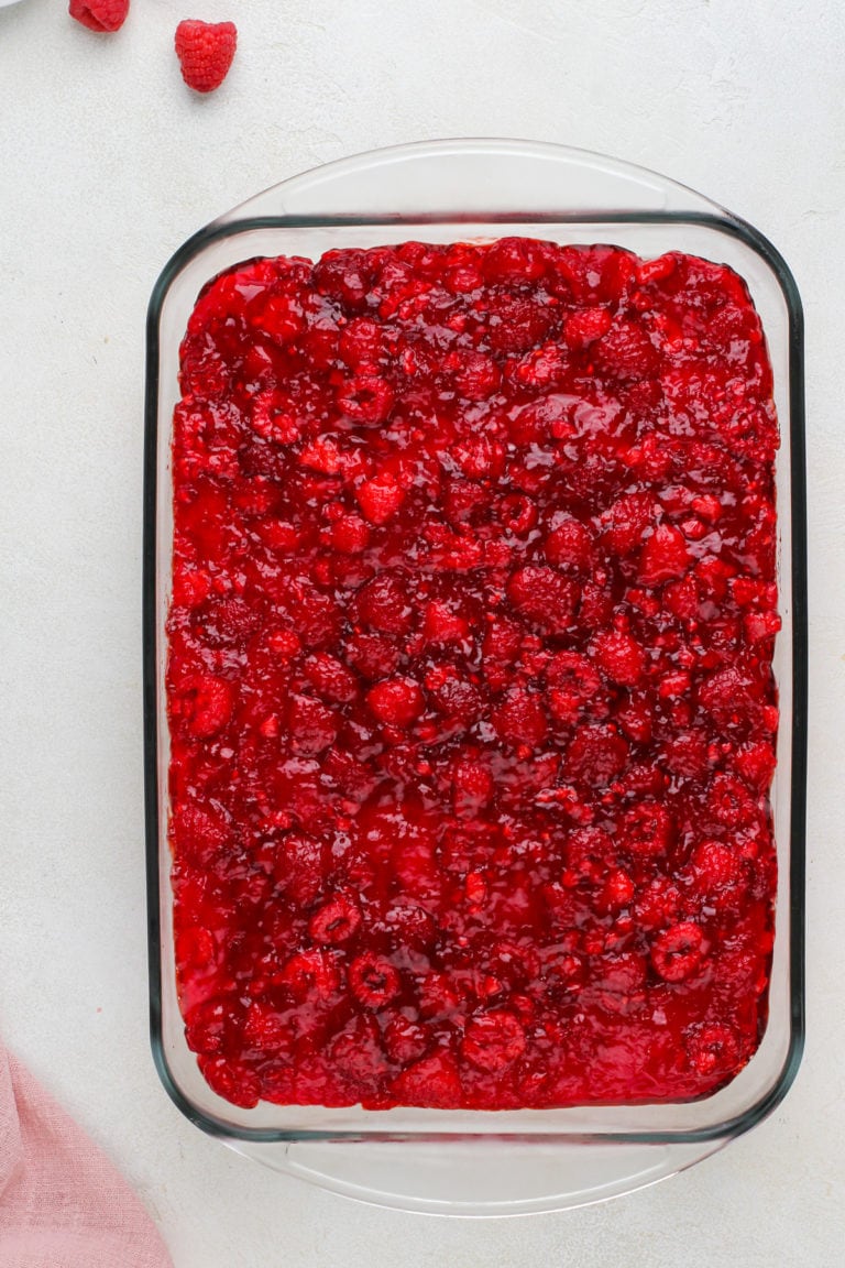 Raspberry Pretzel Salad