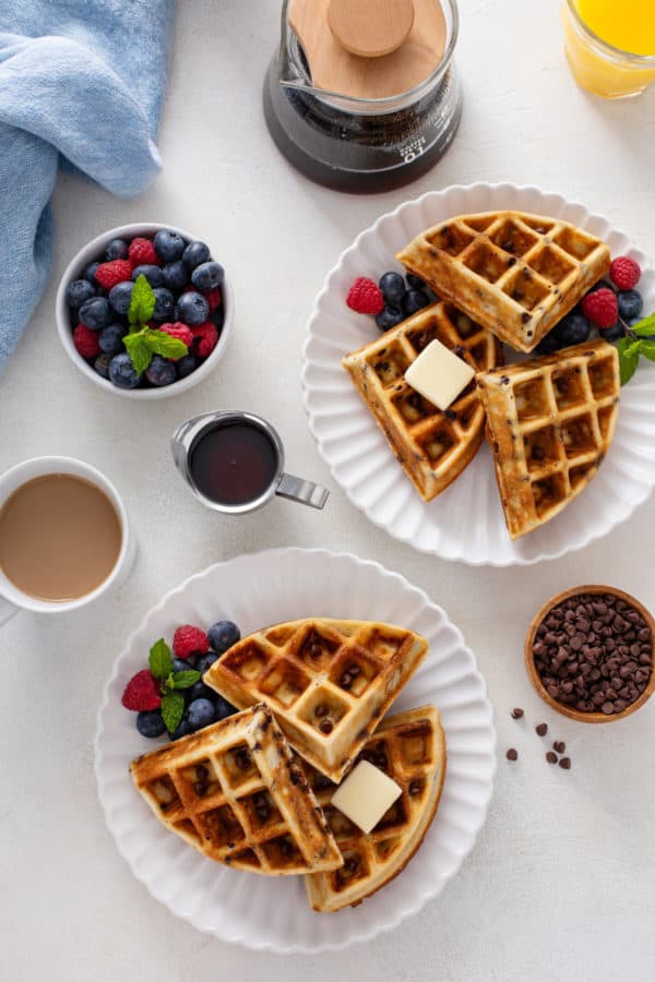 Chocolate Chip Waffles