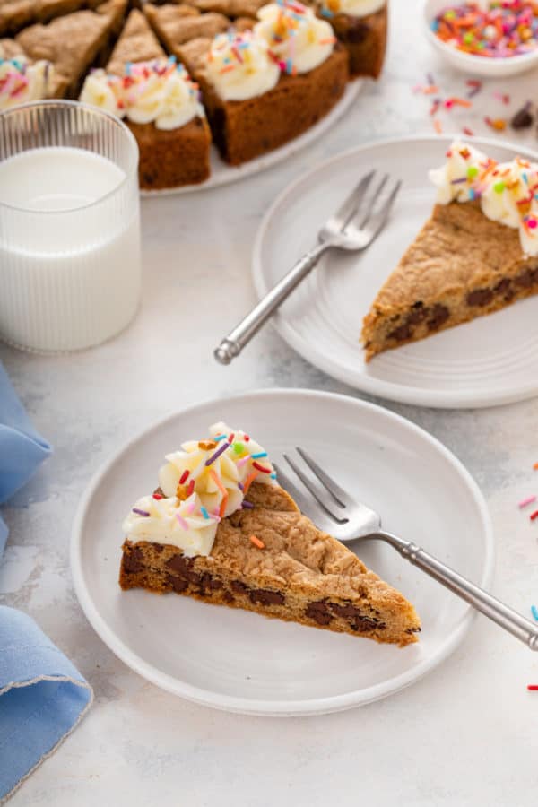 Chocolate Chip Cookie Cake - My Baking Addiction