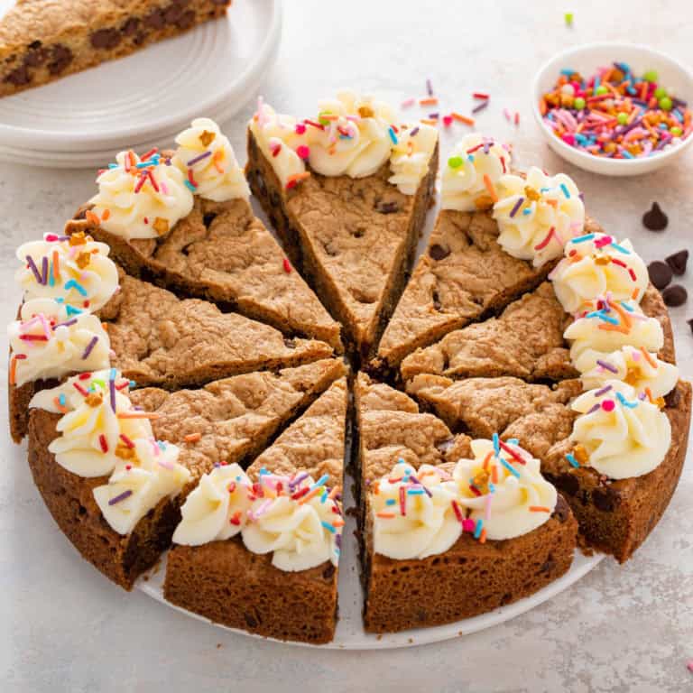 Chocolate Chip Cookie Cake - My Baking Addiction