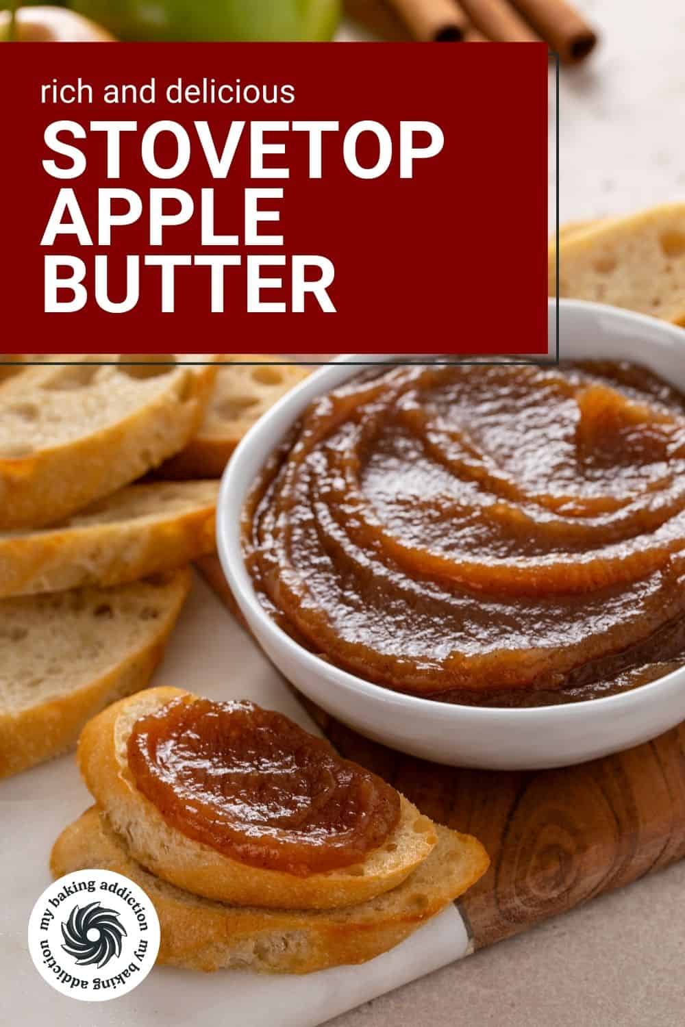 Classic Stovetop Apple Butter - My Baking Addiction