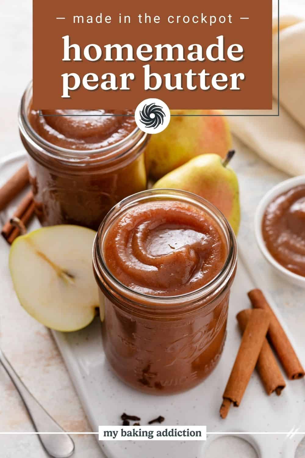 Homemade Pear Butter - My Baking Addiction