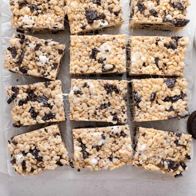 Oreo Rice Krispie Treats - My Baking Addiction