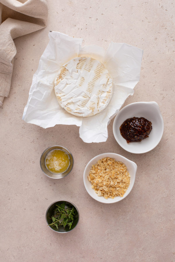 Easy Baked Brie with Jam - My Baking Addiction