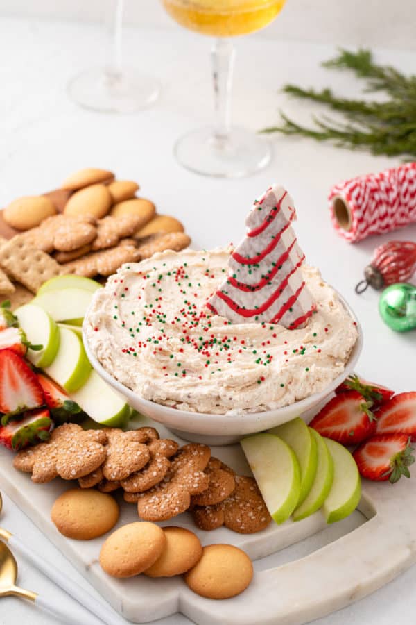 Little Debbie Christmas Tree Dip (So easy!) - My Baking Addiction