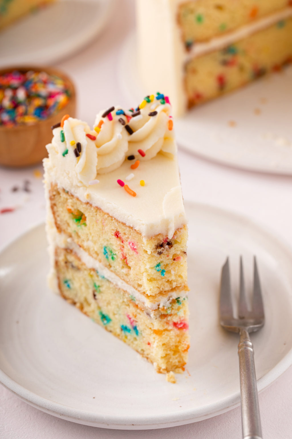 Easy Funfetti Cake (Layer Cake or Sheet Cake)