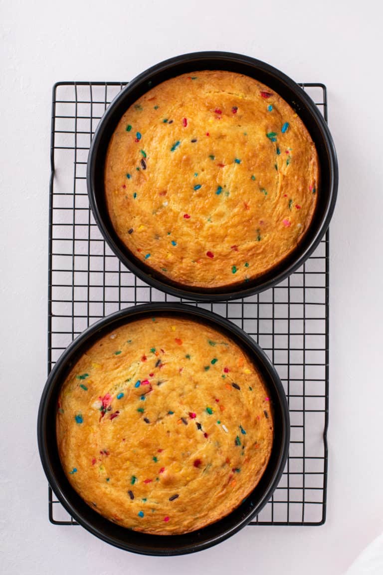 Easy Funfetti Cake (Layer Cake or Sheet Cake)