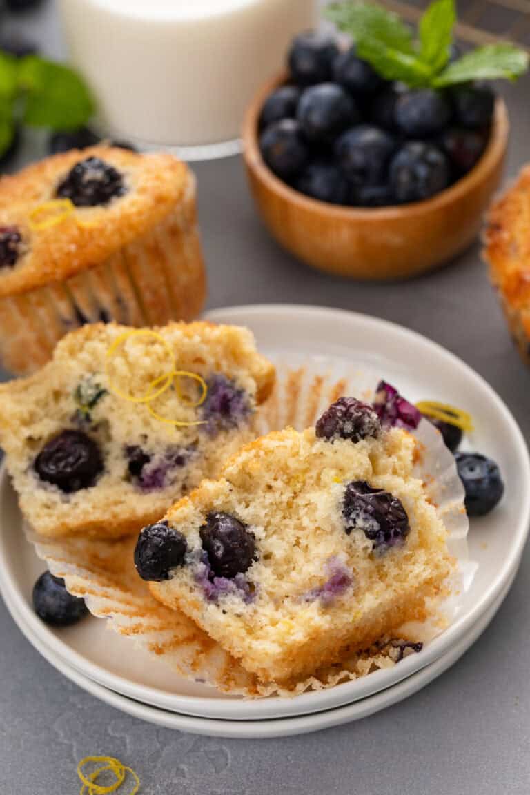 Lemon Blueberry Muffin Recipe (Quick & Easy)