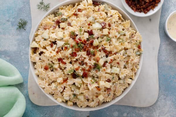 Dill Pickle Pasta Salad