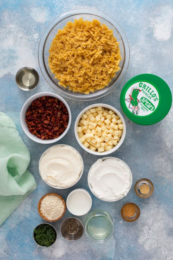 Dill Pickle Pasta Salad